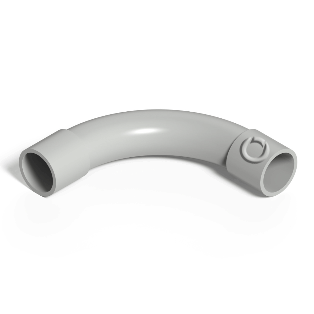 Curva PVC para caño rígido Genrod IP54 – 16 a 50 mm - Electricidad Haedo